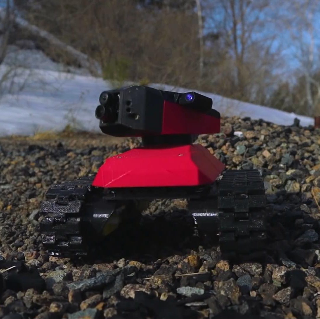 带炮塔的 FPV ProtoTank 坦克 – GTROB高天开源机器人社区-艾搏智能